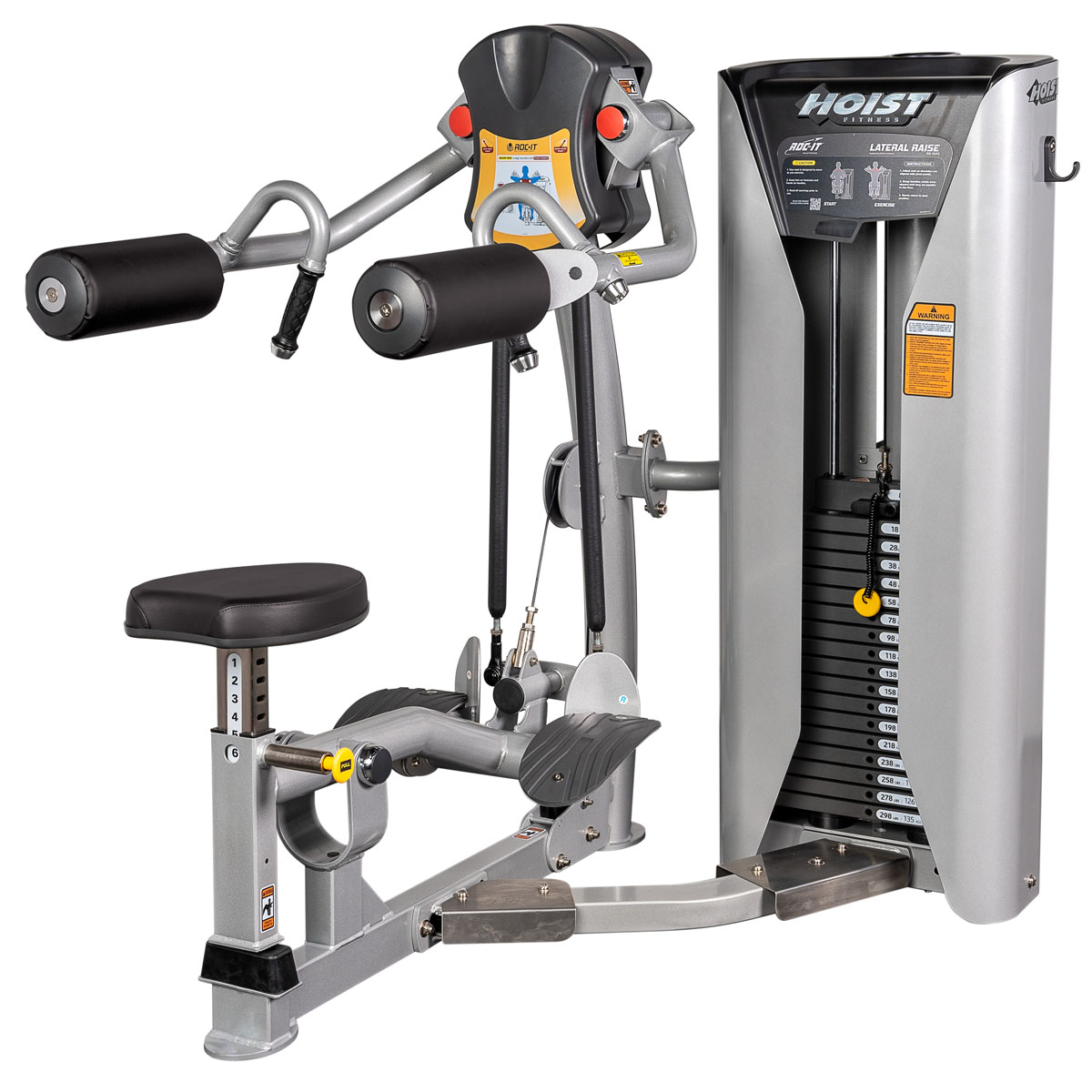 Machine musculation professionnelle Elévation Latérale Hoist Fitness RS ...