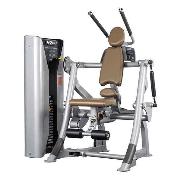 Machine musculation professionnelle Abdo Crunch Obliques HoistFitness ...