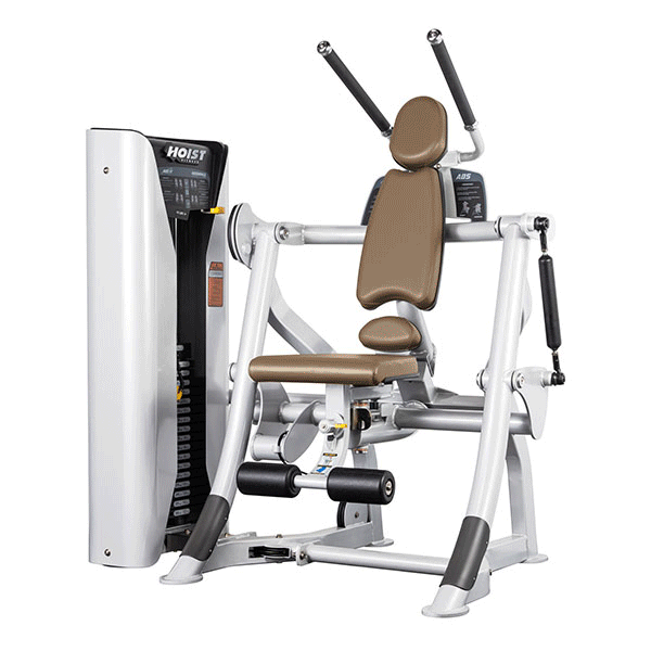 Machine musculation professionnelle Abdo Crunch Obliques HoistFitness ...